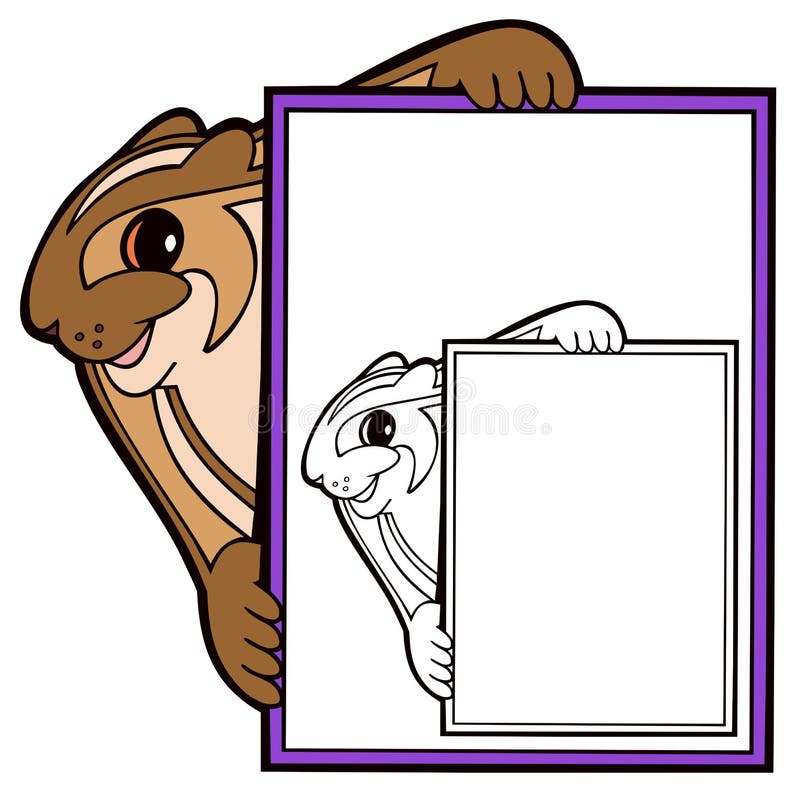 Frame with squirrel stock vector. Illustration of greeting - 48303240