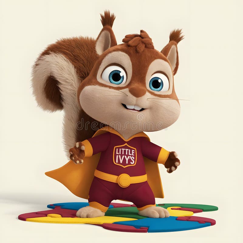 Squirrel Go To School with School Bag Illustration Stock Vector ...