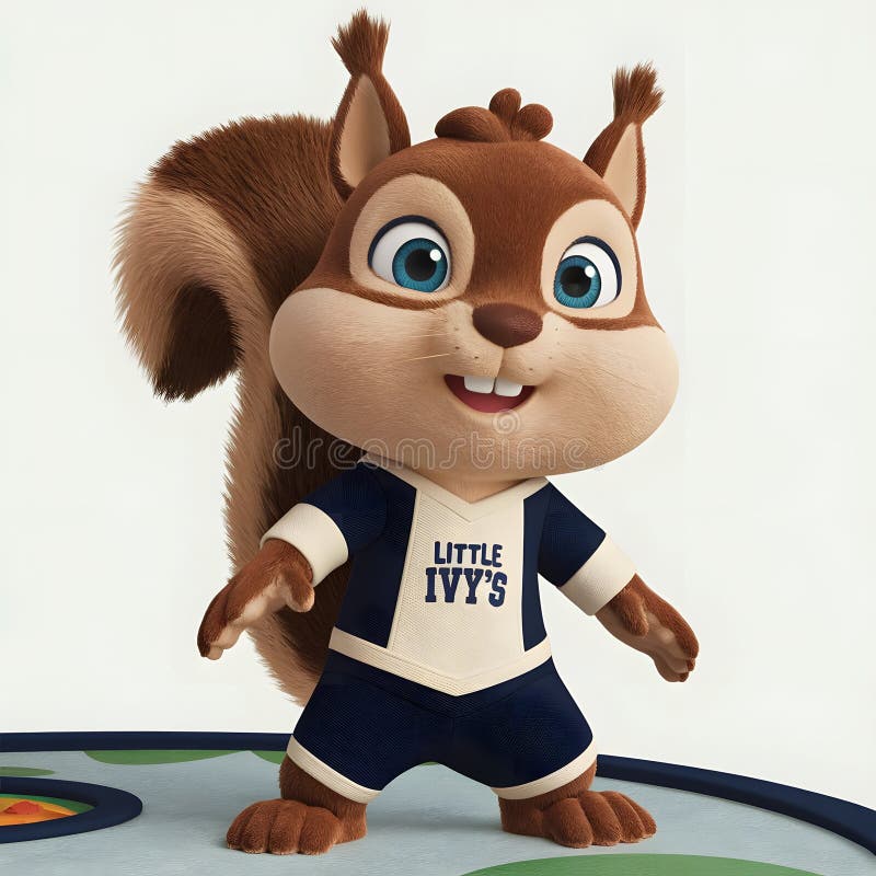 Squirrel Go To School with School Bag Illustration Stock Vector ...