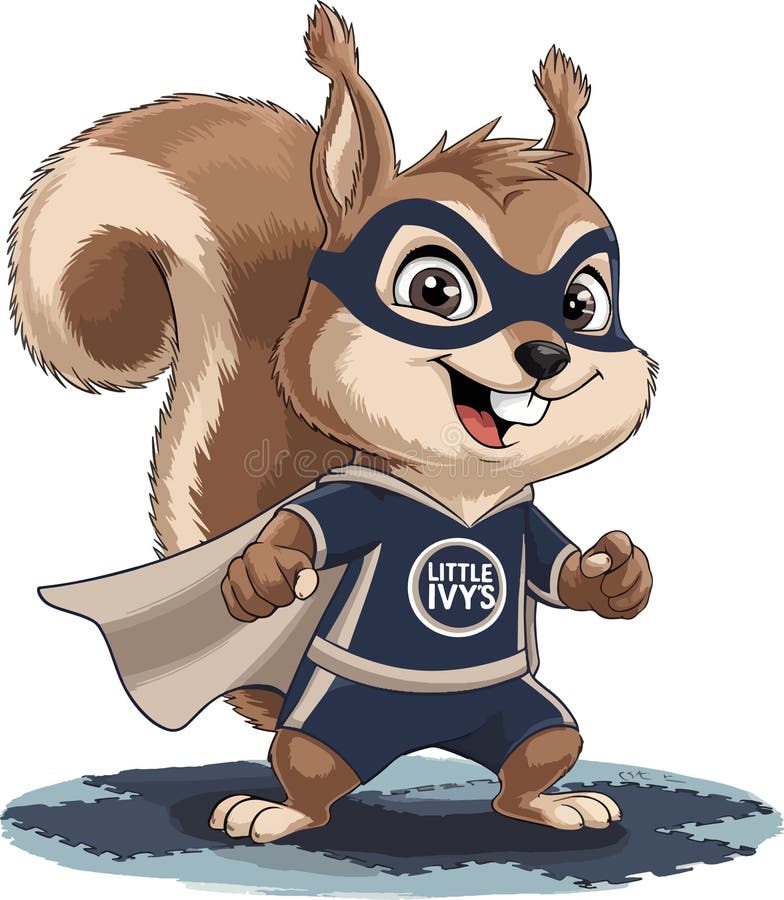 Squirrel Go To School with School Bag Illustration Stock Vector ...