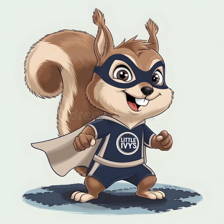 Squirrel Go To School with School Bag Illustration Stock Vector ...