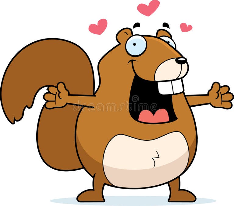 Happy Squirrel Cartoon Stock Illustrations – 13,636 Happy Squirrel ...