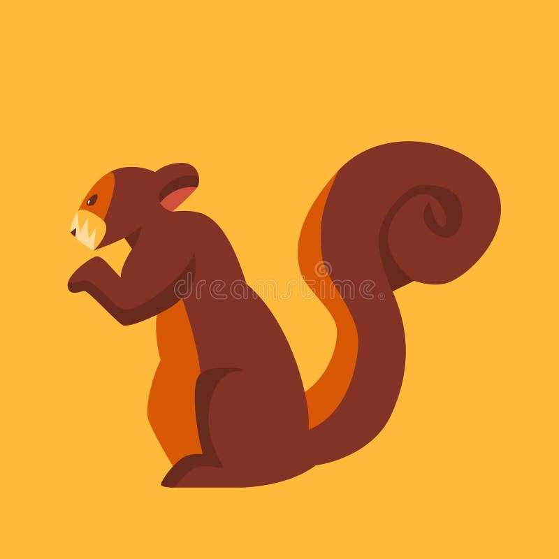 Squirrel Icon - Nature and Animals Stock Vector - Illustration of ...