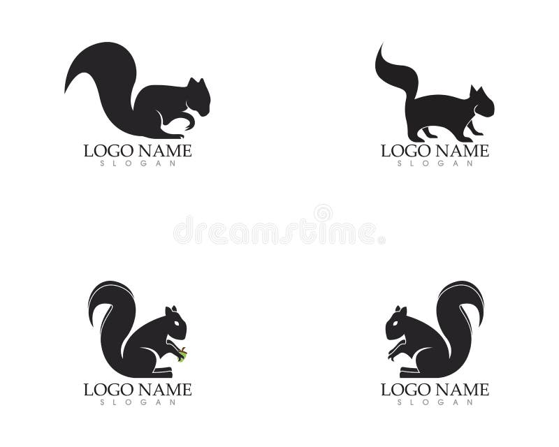 Squirrel Icon Vector Illustration Stock Vector - Illustration of ...