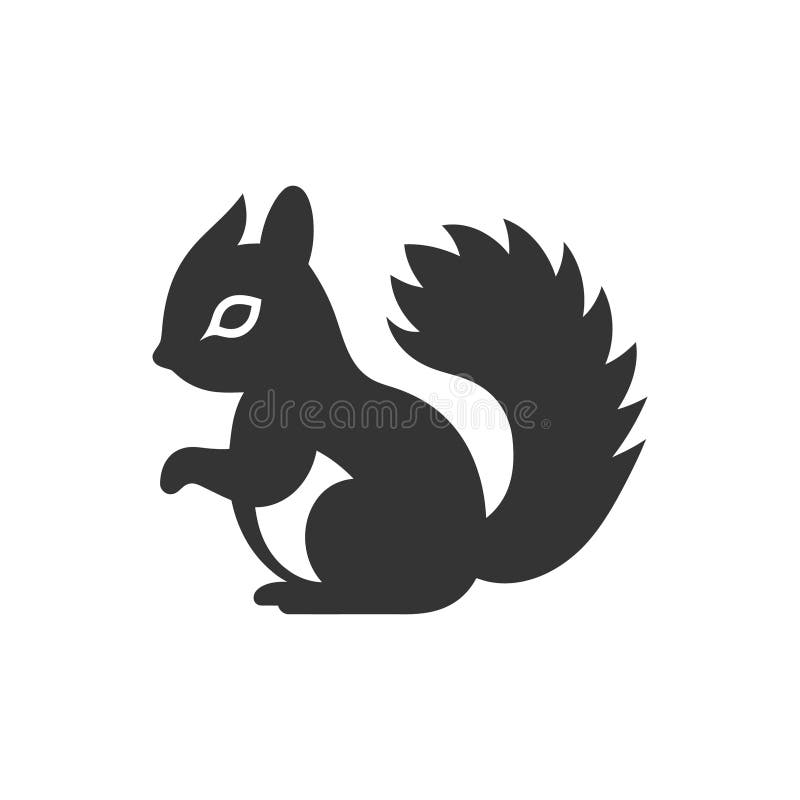 Squirrel icon stock vector. Illustration of hoarding - 293139991
