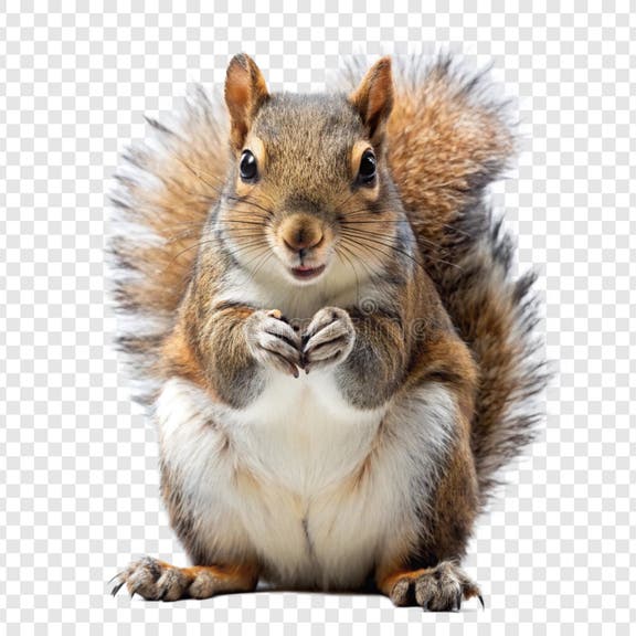 Squirrel Transparent Background Stock Illustration - Illustration of ...