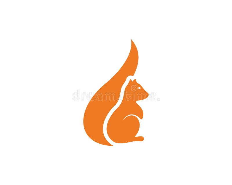 Squirrel logo stock vector. Illustration of squirrel - 122651726