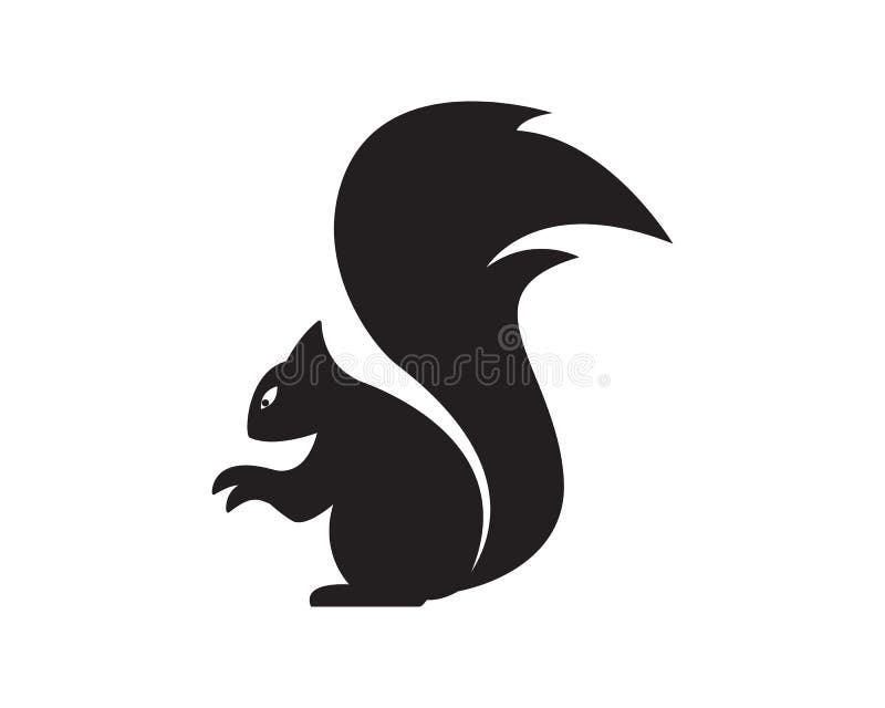 Squirrel Logo Template Illustration Stock Vector - Illustration of ...