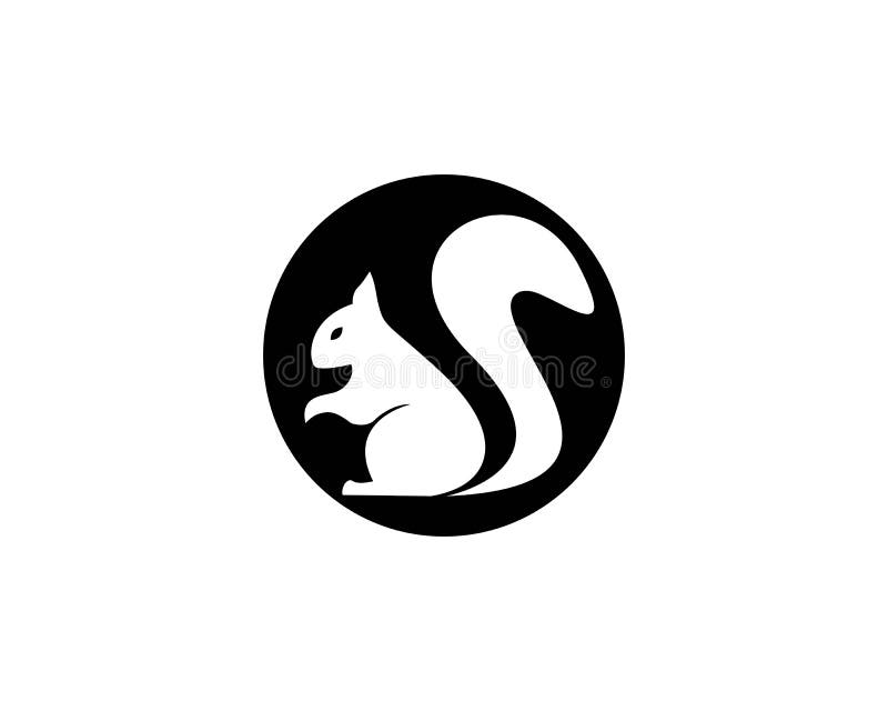 Squirrel logo vector stock vector. Illustration of background - 137010148