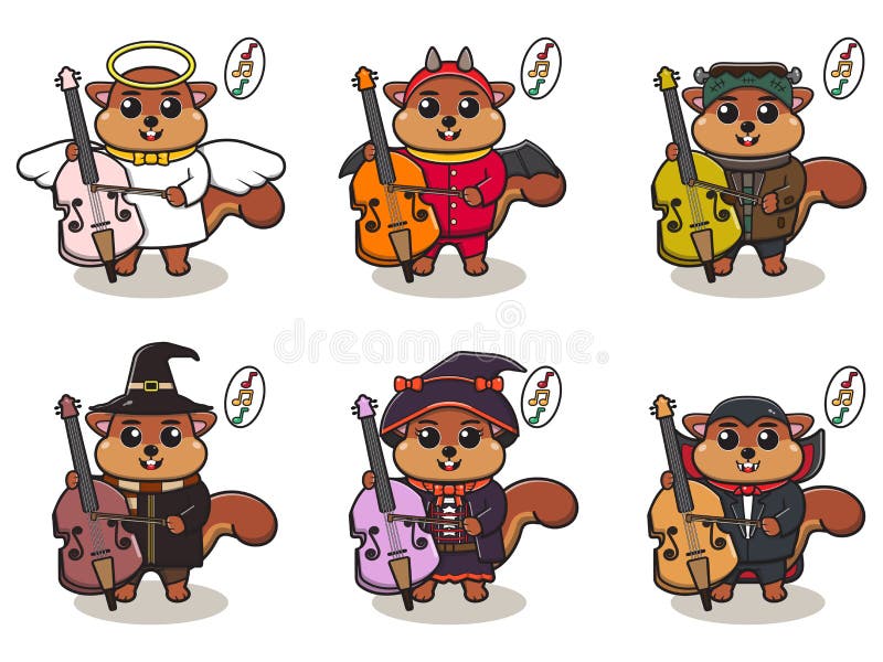 Squirrel Violin Stock Illustrations – 22 Squirrel Violin Stock ...