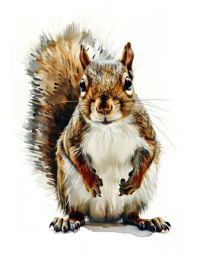 Squirrel with Patchy Fur stock photo. Image of patchy - 359769704