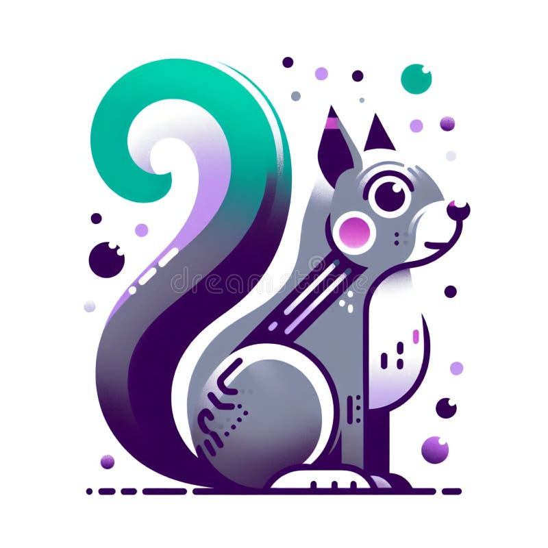 Squirrel Pictures and Designs Stock Illustration - Illustration of ...
