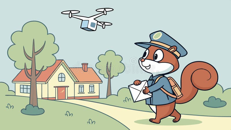 Squirrel on scooter stock image. Illustration of eyes - 122168077