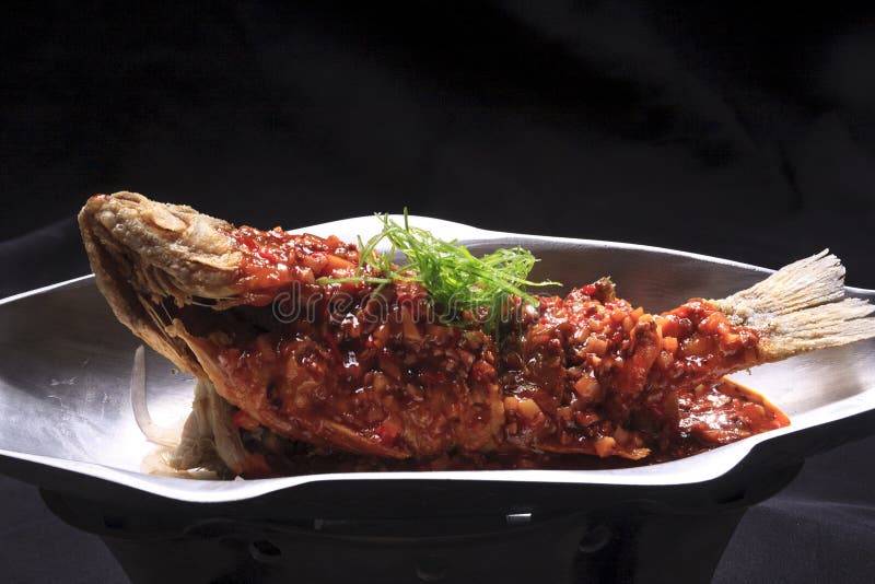 Squirrel-shaped Mandarin Fish Stock Photo - Image of gilthead ...