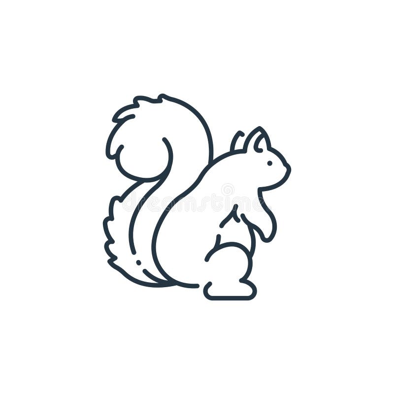 Squirrel Icon. Filled Squirrel Icon for Website Design and Mobile, App ...
