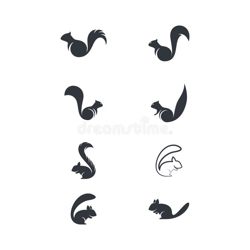 Cartoon Gray Squirrel Icon Stock Illustrations – 281 Cartoon Gray ...