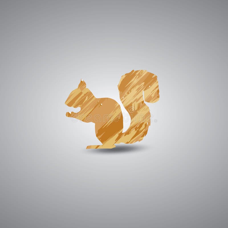 Squirrel. Vector Illustration Decorative Design Stock Vector ...