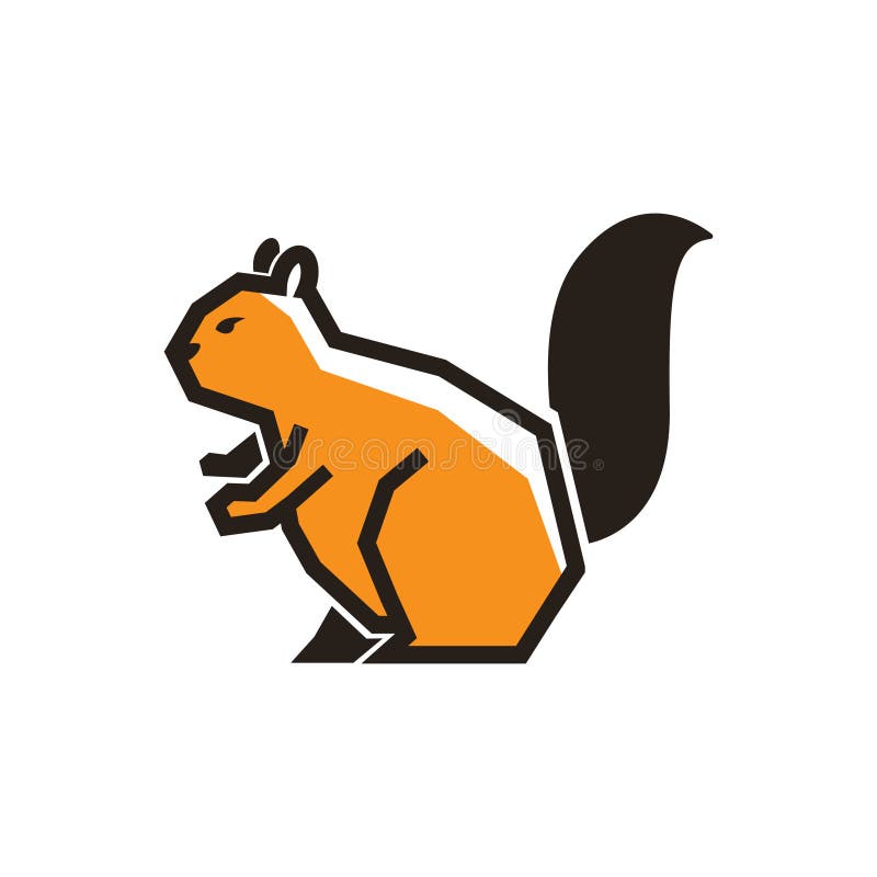 Squirrel. Vector Illustration Decorative Design Stock Vector ...