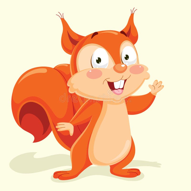Squirrel Vector Illustration Stock Vector - Illustration of pouch, life ...