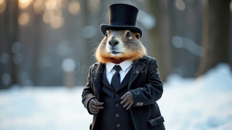 Squirrel Wearing Top Hat Suit Stock Photos - Free & Royalty-Free Stock ...
