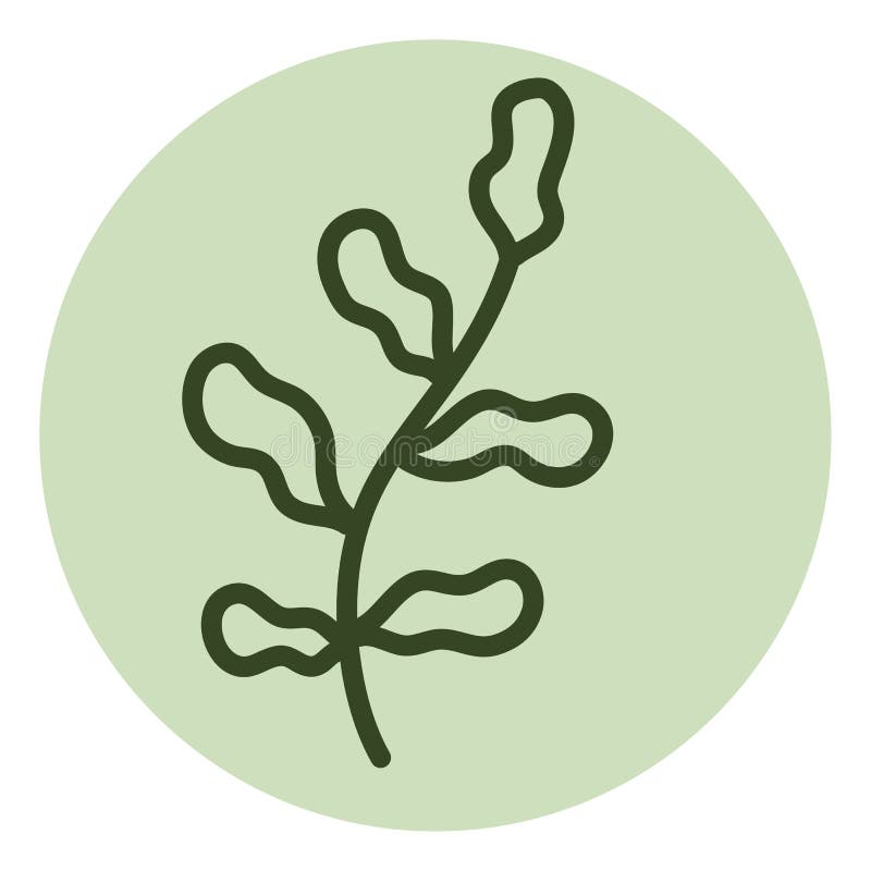 Squishy leaves, icon stock vector. Illustration of isolated - 259786870