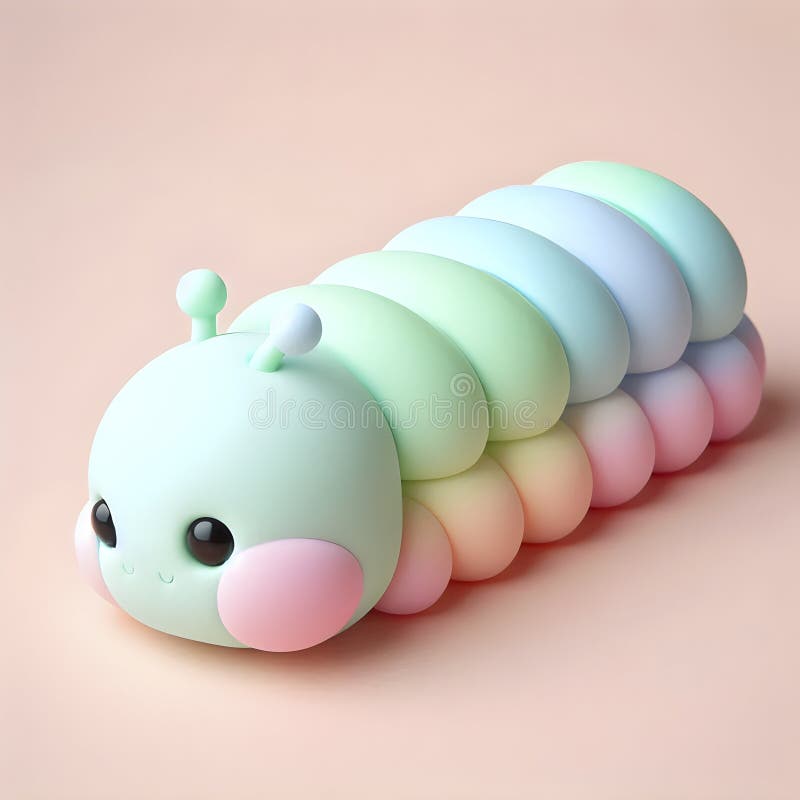 Squishy Robotic Caterpillar that Moves Realistically, Ai Created Image ...