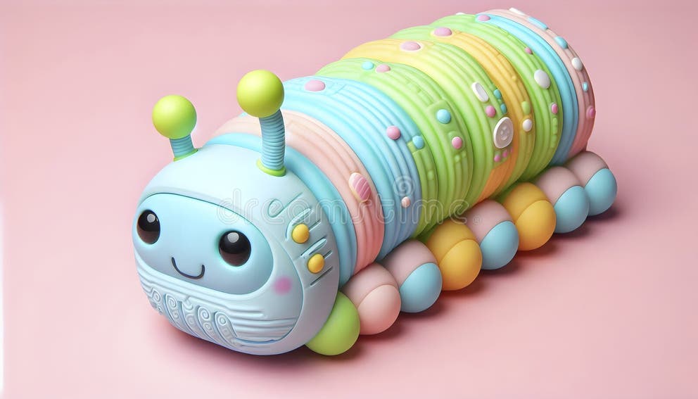 Squishy Robotic Caterpillar that Moves Realistically, Ai Created Image ...