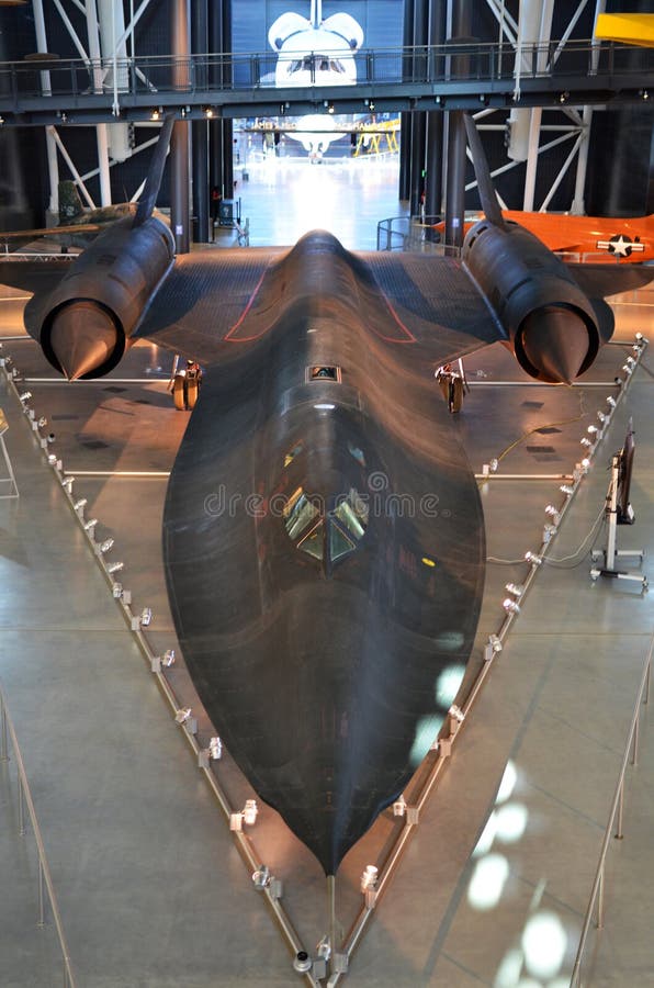 SR71 Blackbird Display at Smithsonian Museum Editorial Photo - Image of ...