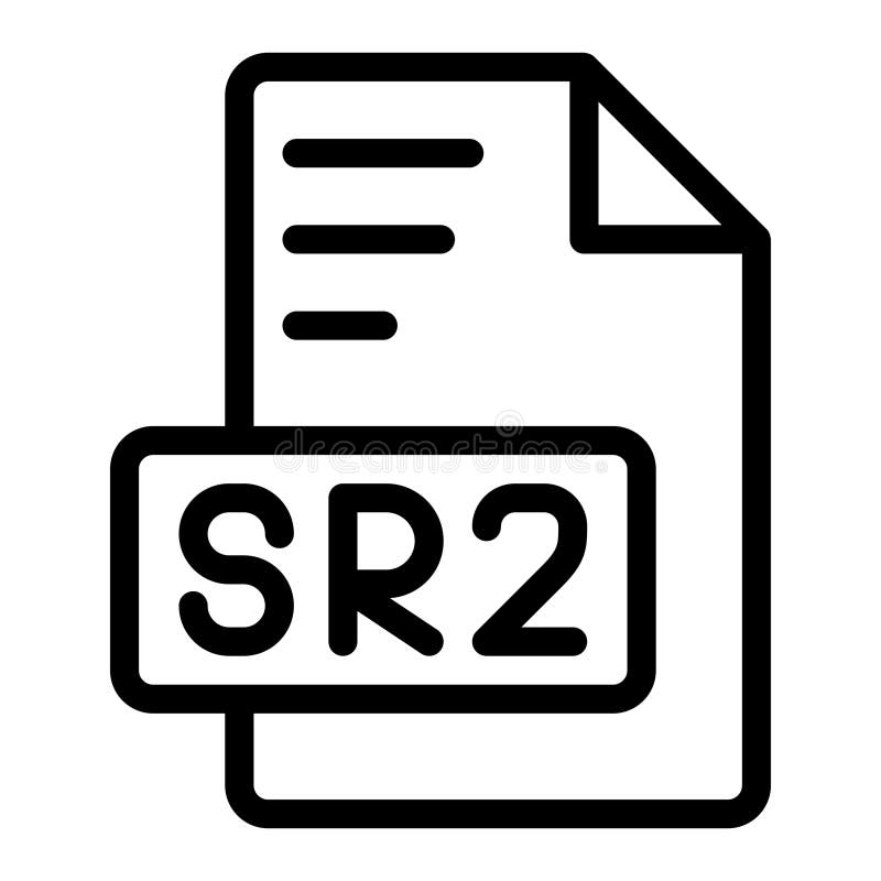 Sr2 Icon Outline Style Design Image File. Image Extension Format File ... Sr2 Icon Outline Style Design Image File. Image Extension Format File ...