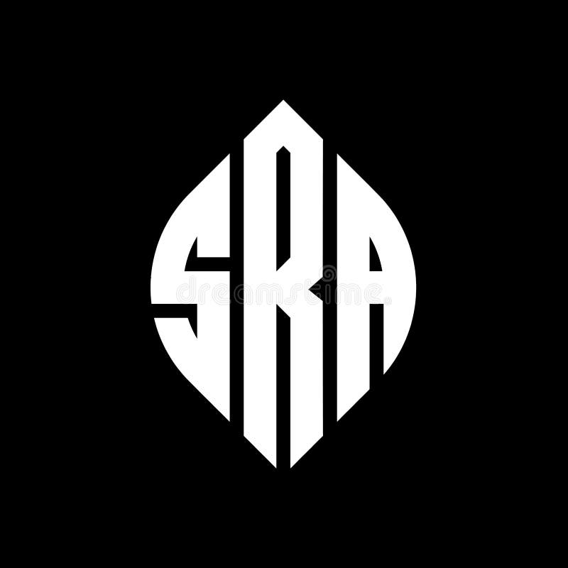 SRA Circle Letter Logo Design with Circle and Ellipse Shape. SRA ...