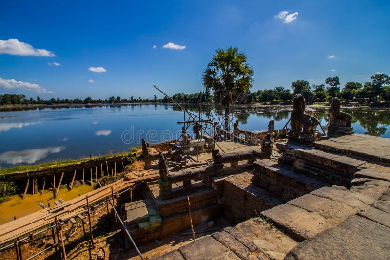 Srah Srang pool stock photo. Image of arts, relic, building - 64650804