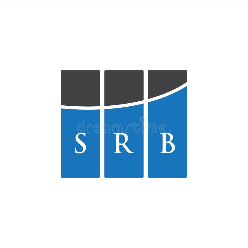 SRB Letter Logo Design on White Background. SRB Creative Initials ...