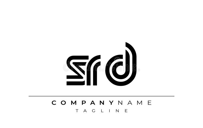 SRD Creative Unique Modern Letter Logo Design Stock Vector ...
