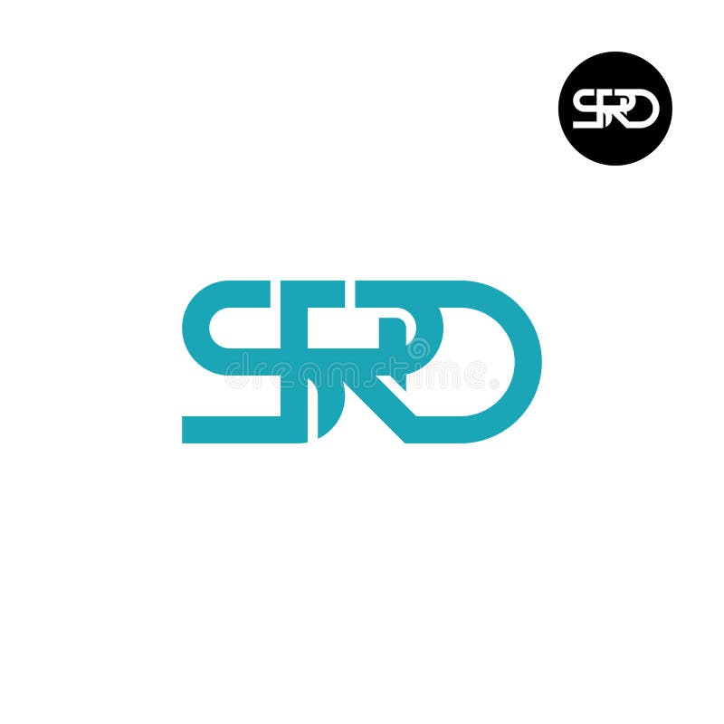SRD Logo Letter Monogram Design Stock Vector - Illustration of ...