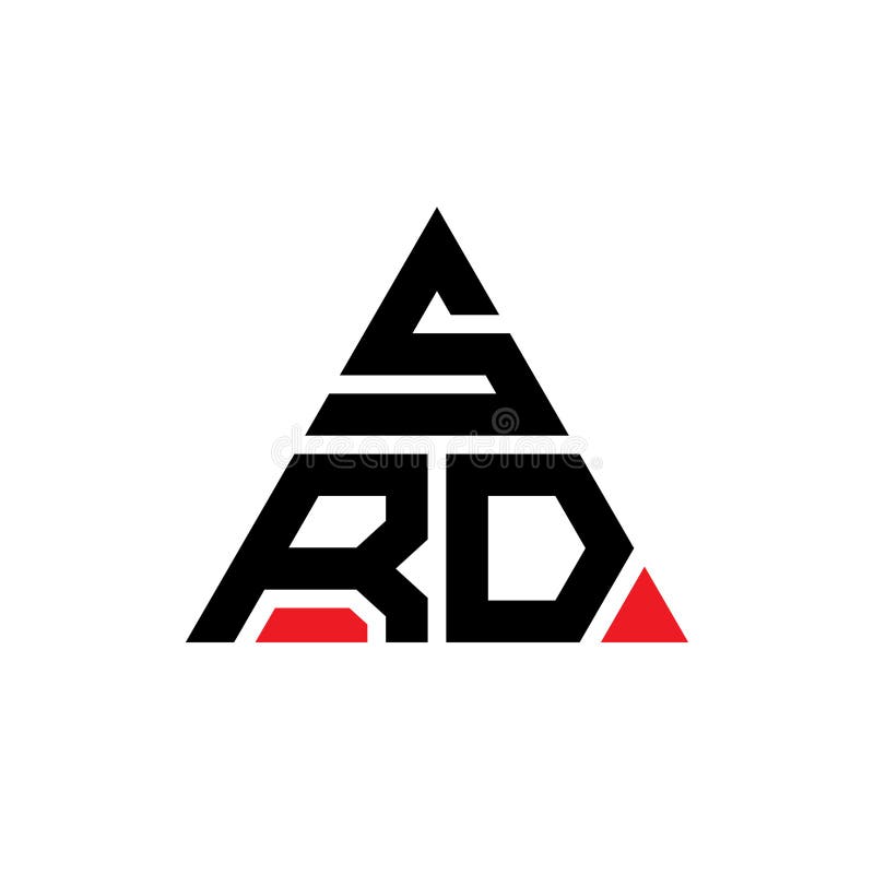 SRD Triangle Letter Logo Design with Triangle Shape. SRD Triangle Logo ...