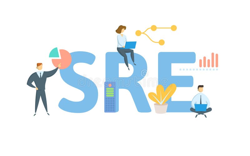 SRE, Site Reliability Engineering. Concept with Keyword, People and ... SRE, Site Reliability Engineering. Concept with Keyword, People and ...