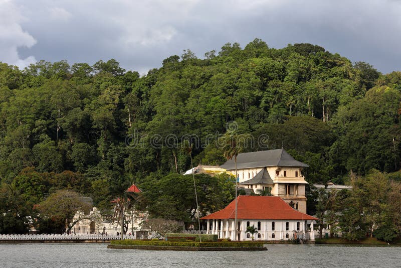 Sri Dalada Maligawa Temple of Kandy in Sri Lanka Stock Photo - Image of ...