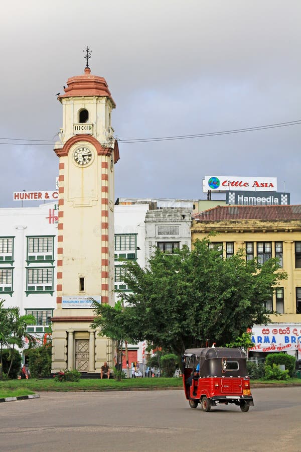 Sri Lanka Colombo History Clock Tower Fotografia Editorial - Imagem de ...
