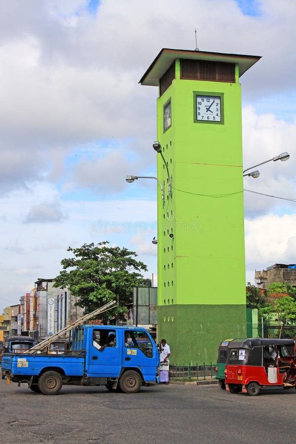 Sri Lanka Colombo History Clock Tower Editorial Stock Image - Image of ...
