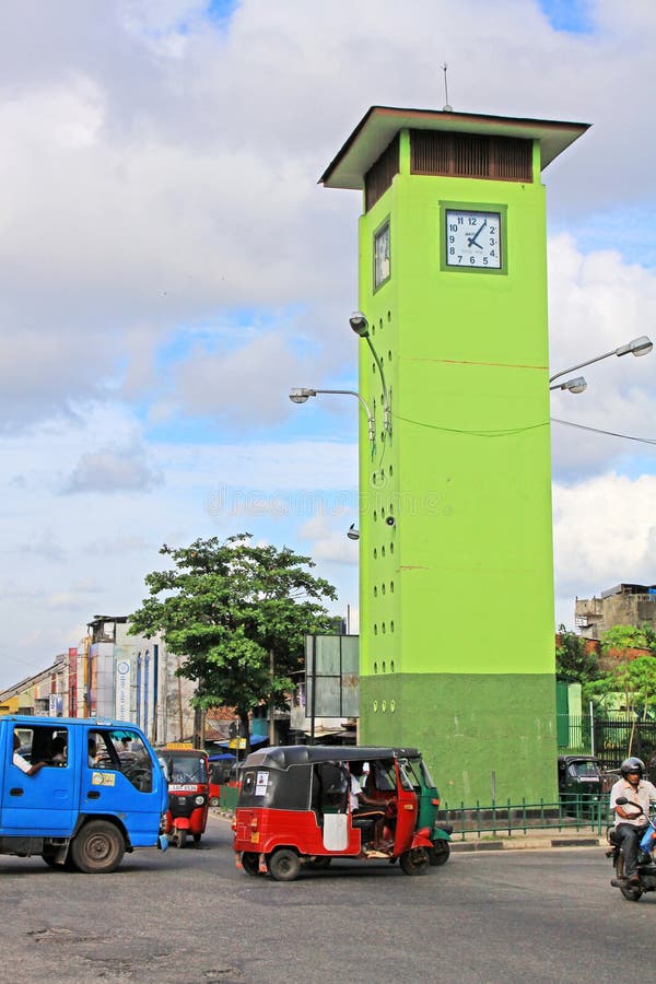 Sri Lanka Colombo History Clock Tower Editorial Image - Image of ...