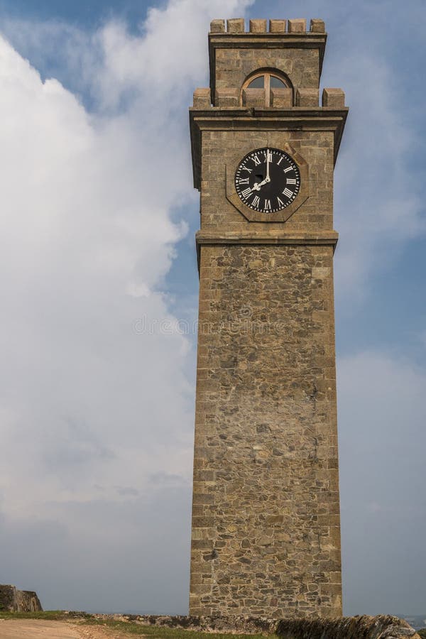 Sri Lanka - Galle - Clock Tower - Historic Fortification Tower with ...