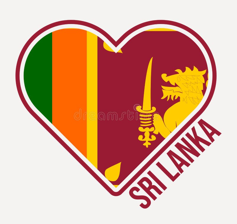 Sri Lanka Heart Flag Badge. Stock Vector - Illustration of logo, lanka ... Sri Lanka Heart Flag Badge. Stock Vector - Illustration of logo, lanka ...