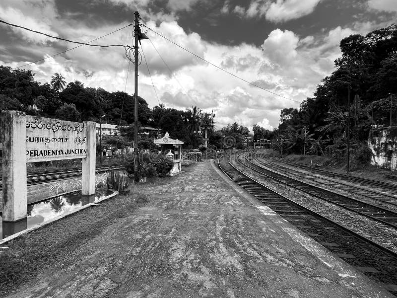 A Sri Lanka Railway Train Scene Editorial Image - Image of pass, rail ...