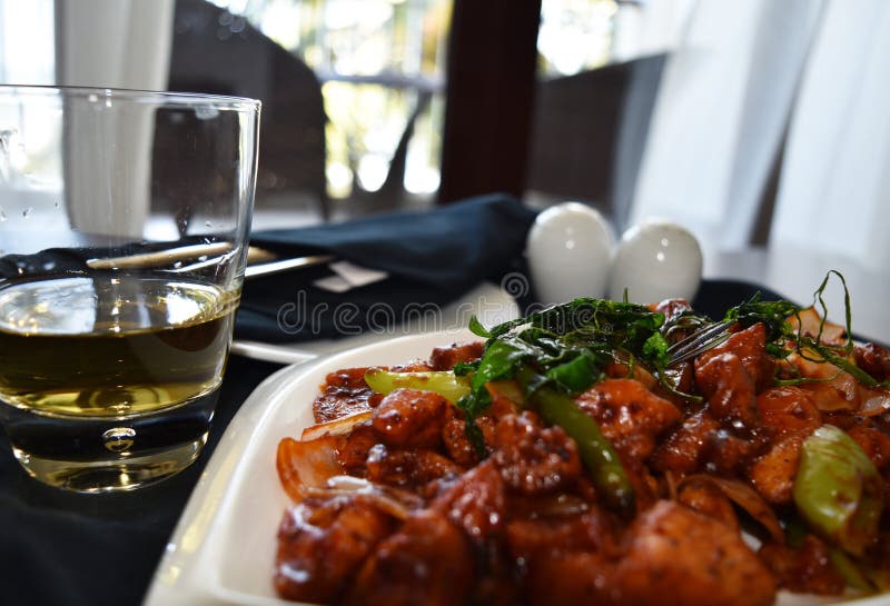 Sri Lankan Arrack & Devil Chicken Stock Image - Image of devil, hotels ...