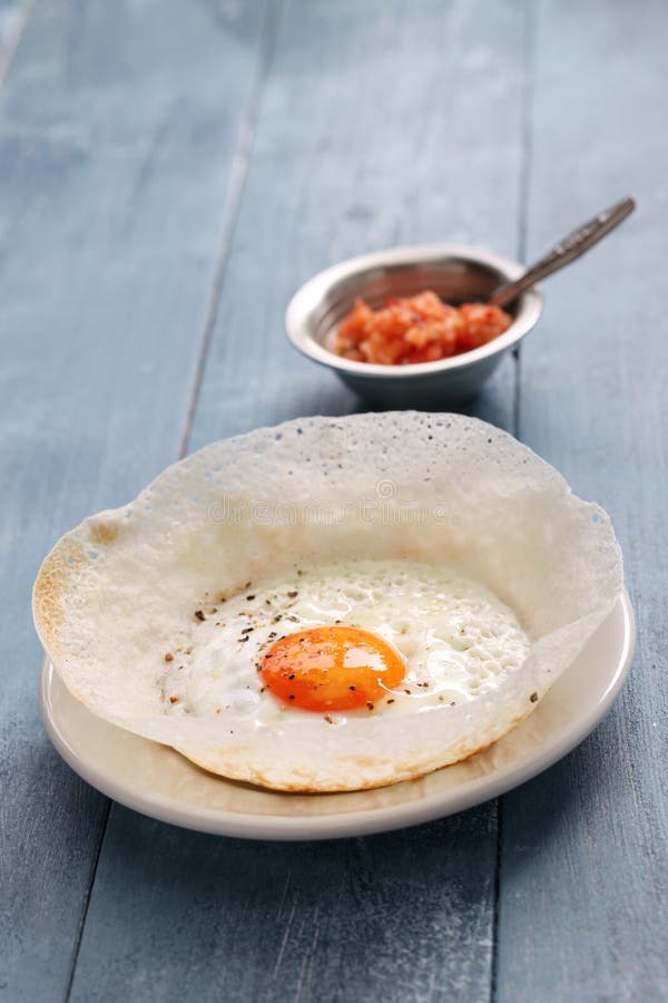 Sri lankan egg hopper stock image. Image of crispy, lankan - 73814339