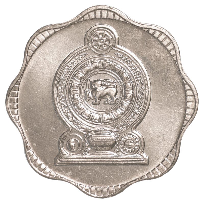 10 Sri Lankan Rupee Cents Coin Stock Image - Image of business, symbol ...