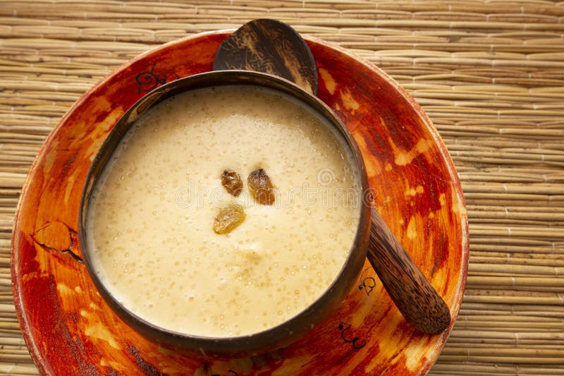 Sri Lankan Style Sago Drink Stock Image - Image of breakfast, meal ...