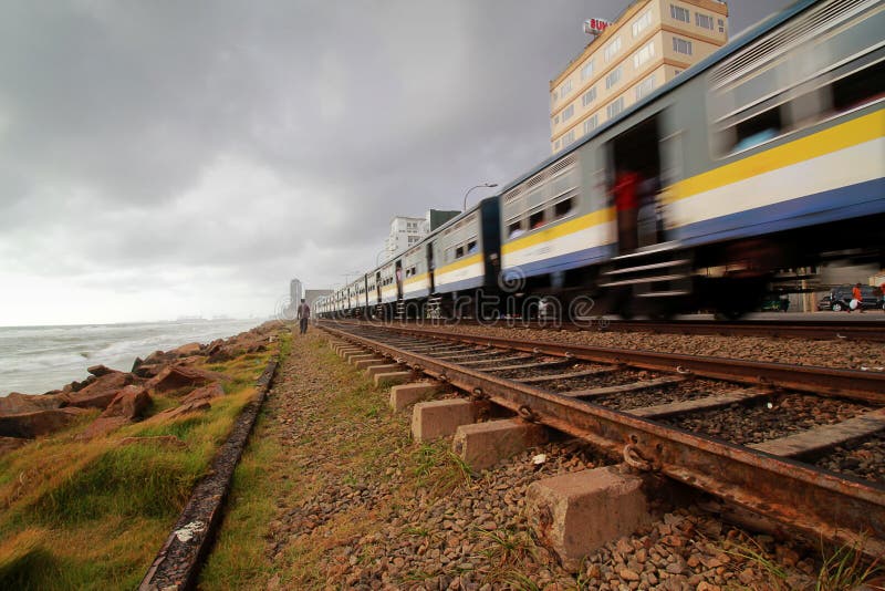 Sri Lankan Train, Colombo stock image. Image of rusty - 69097295