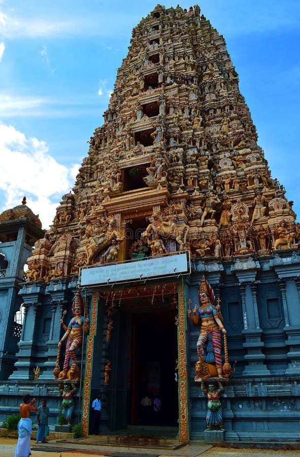Sri Muthumariamman - Hindu Temple in Matale in Sri Lanka Stock Photo ...