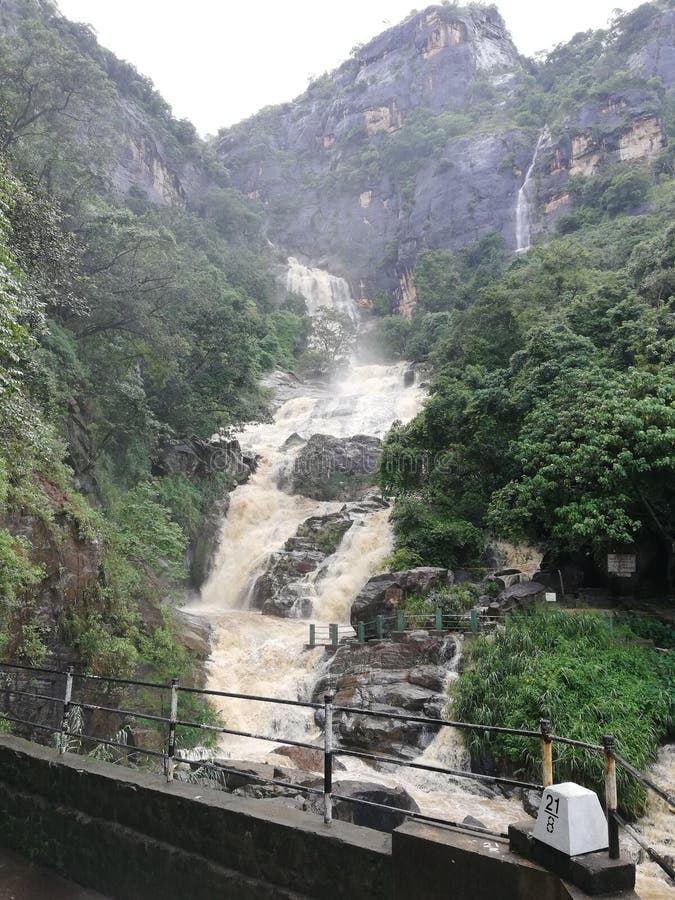 Ella waterfall stock image. Image of ella, srilanka - 136188671